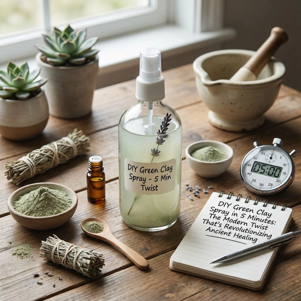 DIY Green Clay Spray in 5 Minutes: The Modern Twist That's ...